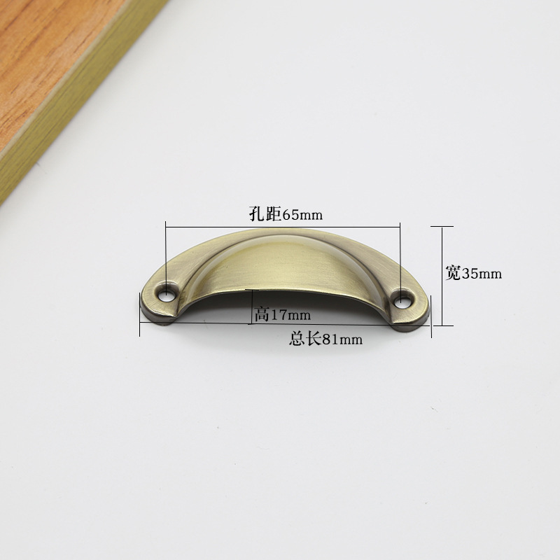 Antique Copper Surface-Mounted Drawer Handle Vintage Cabinet Door ...