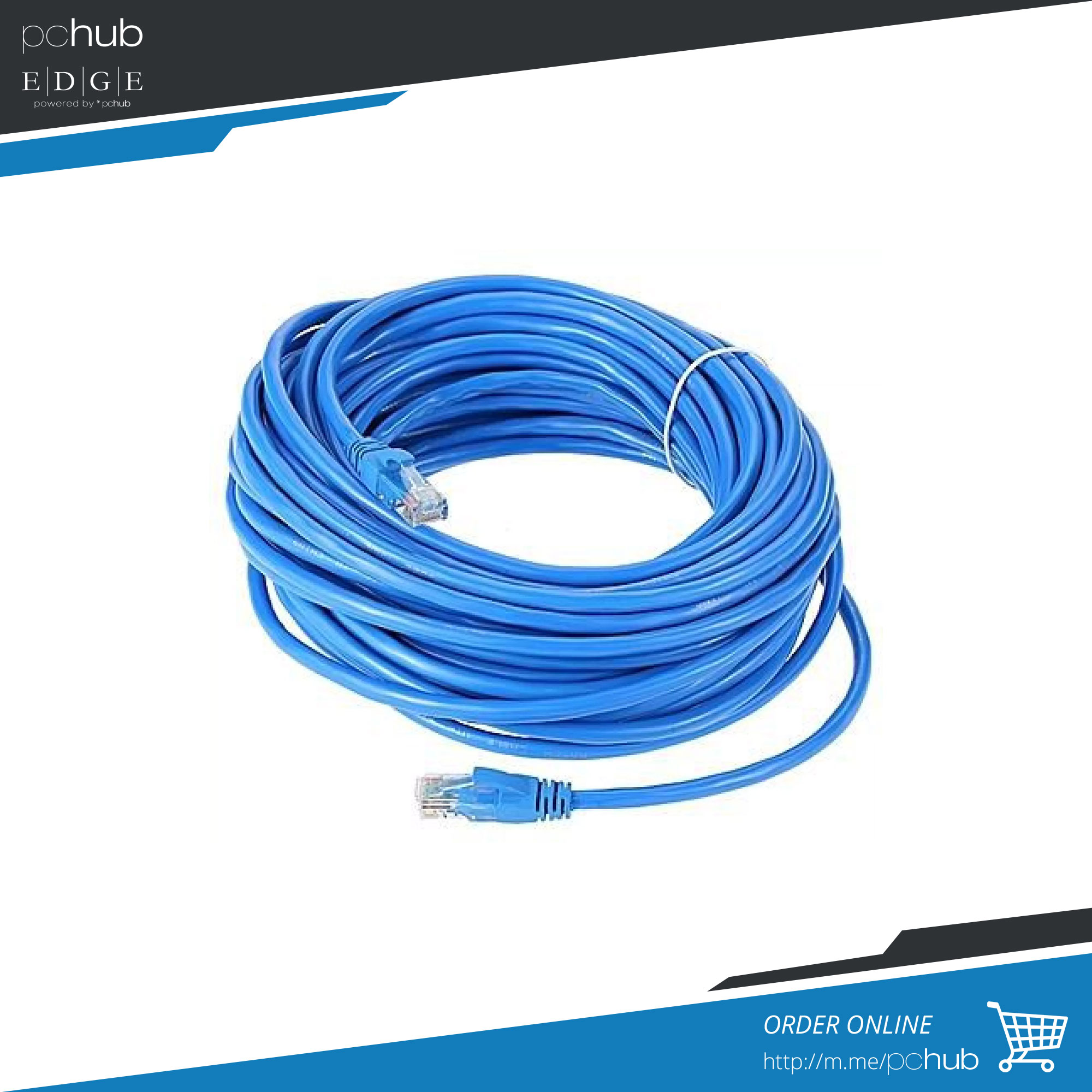 UTP cable, patch cord, CAT6E, 50m | Lazada PH