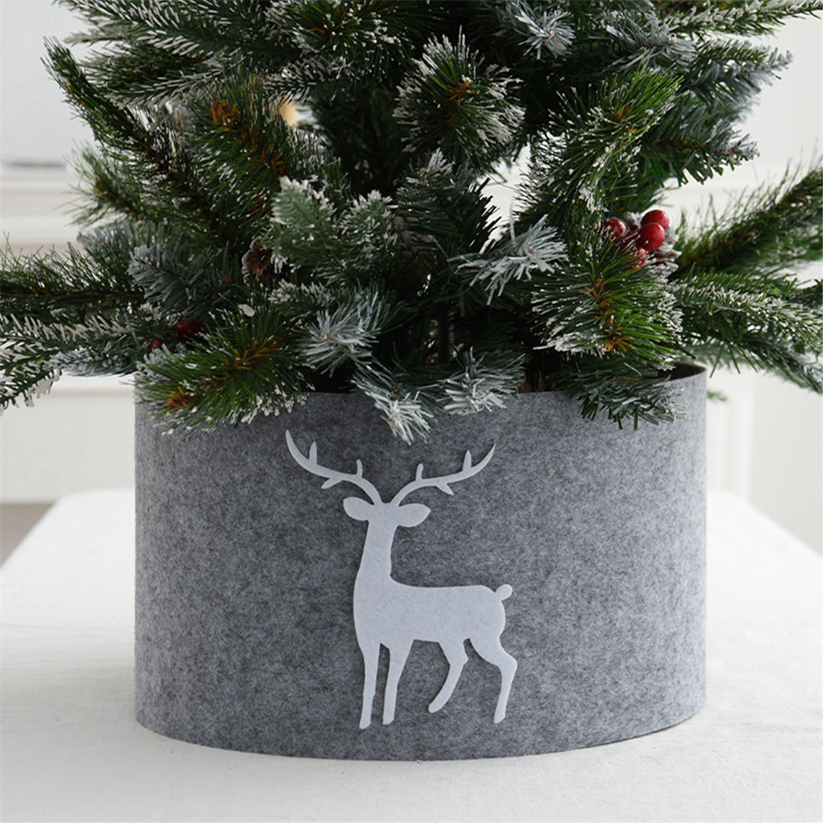 Tree Stand Christmas Tree Collar Skirt Mat Tree Foot Cover for Under ...