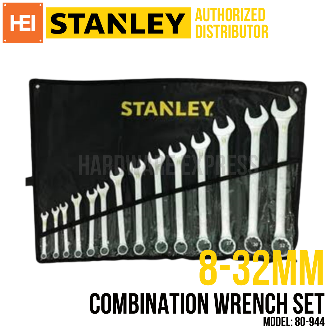 Stanley Combination Wrench 8 to 32mm 14 piece (80-944) | Lazada PH
