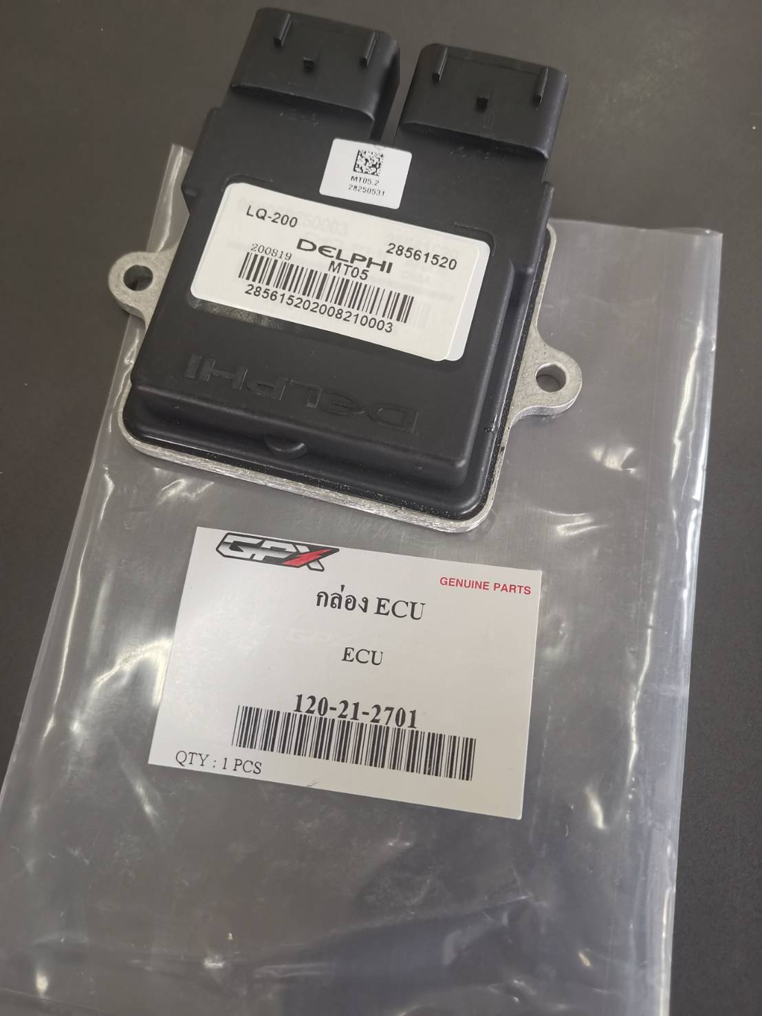 กล่อง ECU GPX GR200R 2V (เท่านั้น) ของแท้เบิกศูนย์ - นิวเสริมยนต์ คลอง ...