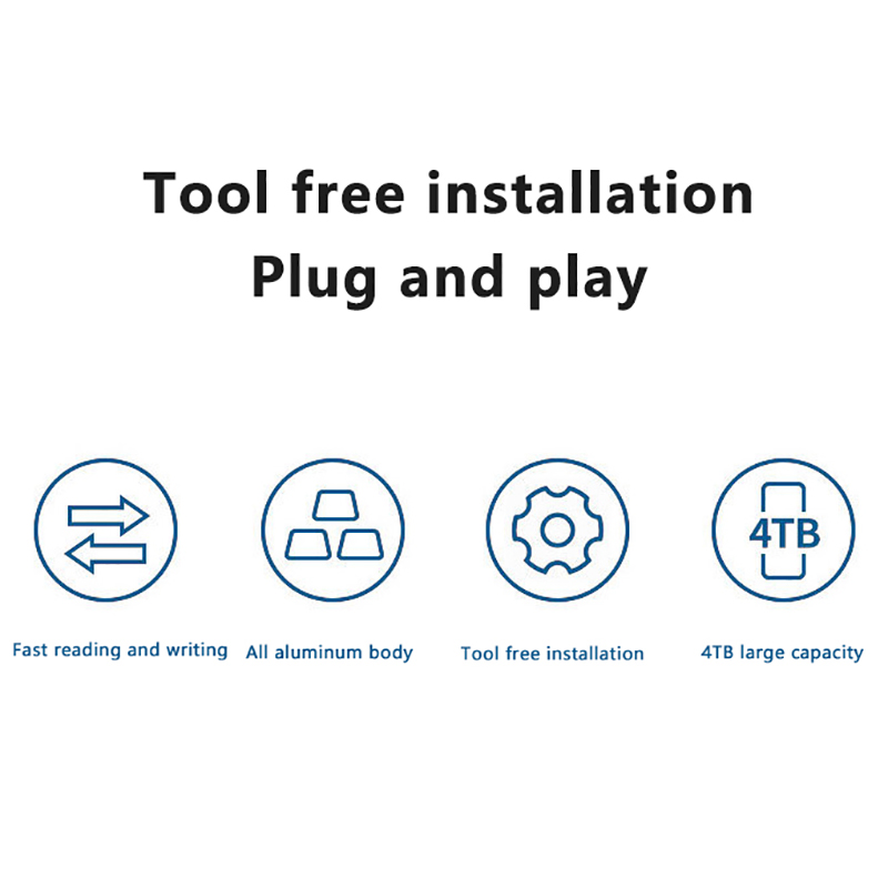 RGB M2 SSD Case M.2 NVME SSD Enclosure M.2 To USB C Transparent Hard ...