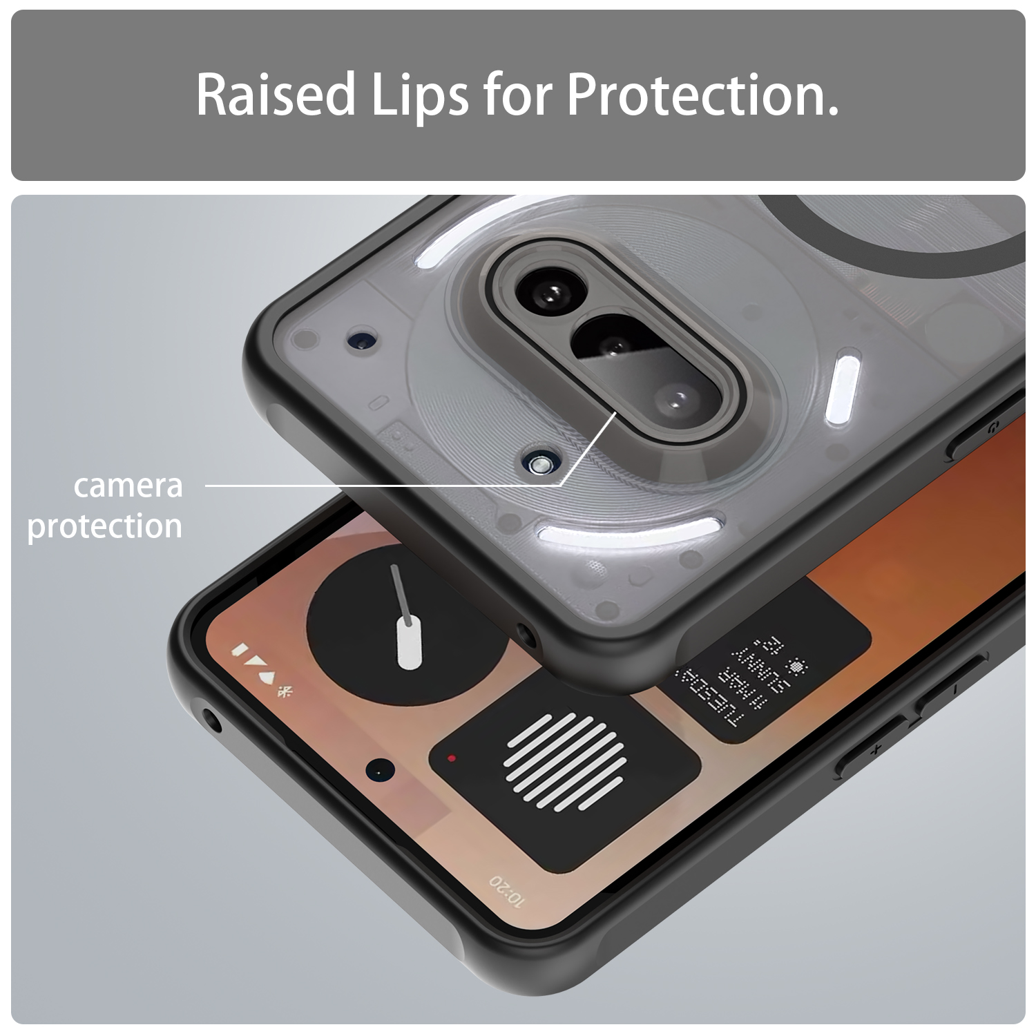 Nothing Phone 3A Pro Phone Case,Magnetic Shockproof Phone Case ...