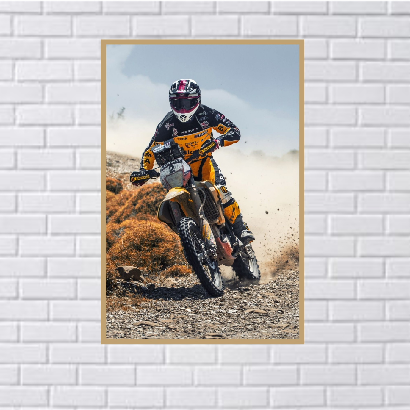 POSTER MOTOR CROSS/FOTO MOTOR TRAIL/POSTER MOTOR/HIASAN DINDING/POSTER ...