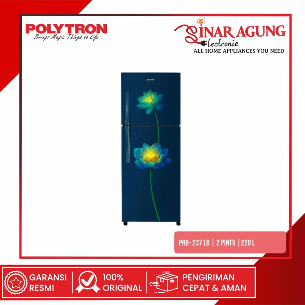 POLYTRON PRB237LB / PRB-237LB KULKAS 2 PINTU - GARANSI RESMI | Lazada ...