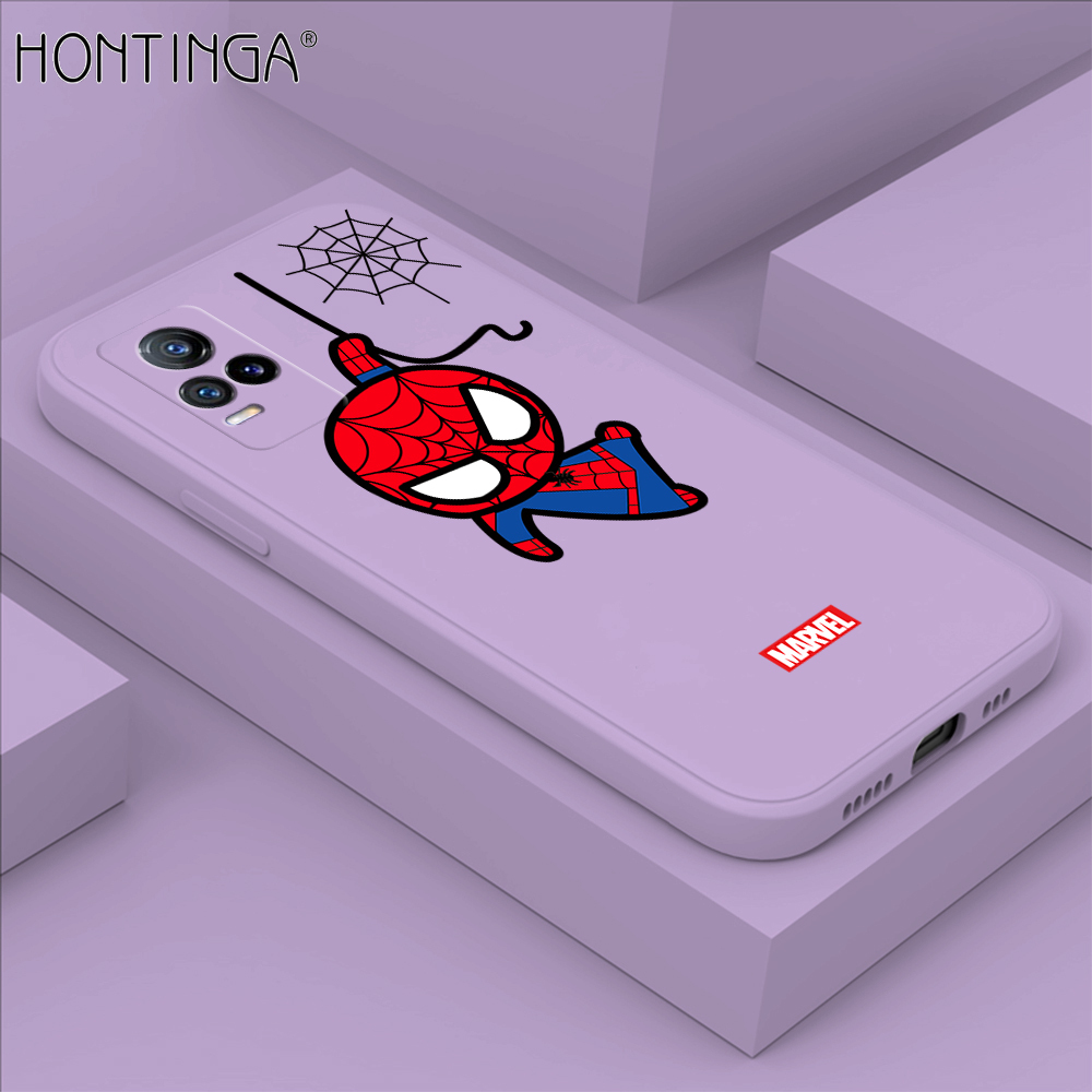 Hontinga for Vivo V21E Y73 2021 Back Cover Cartoon Spiderman Phone Case ...