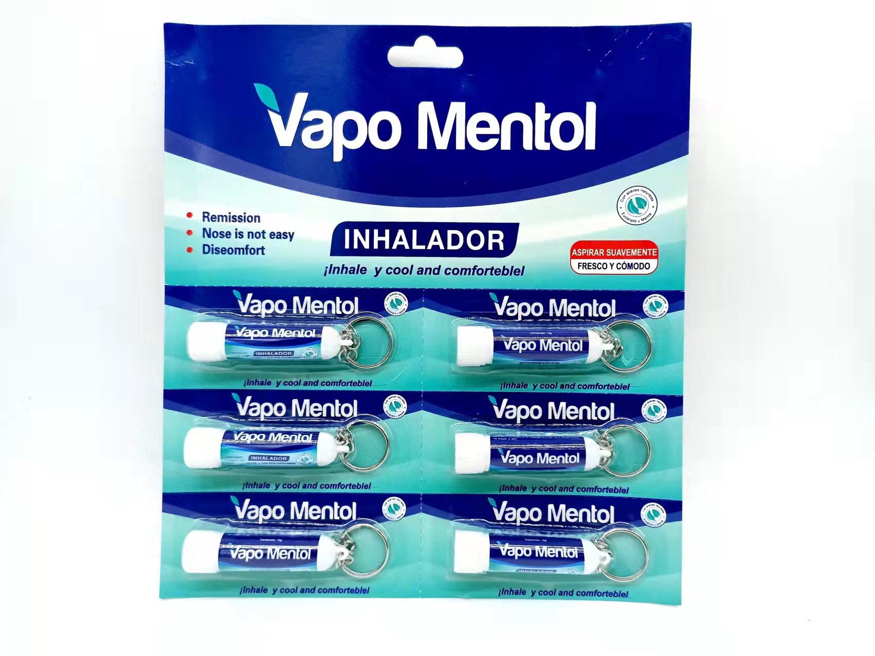 Vaporal Inhaler Nose Cold Cool Herbal Motion Sickness - sold per ...