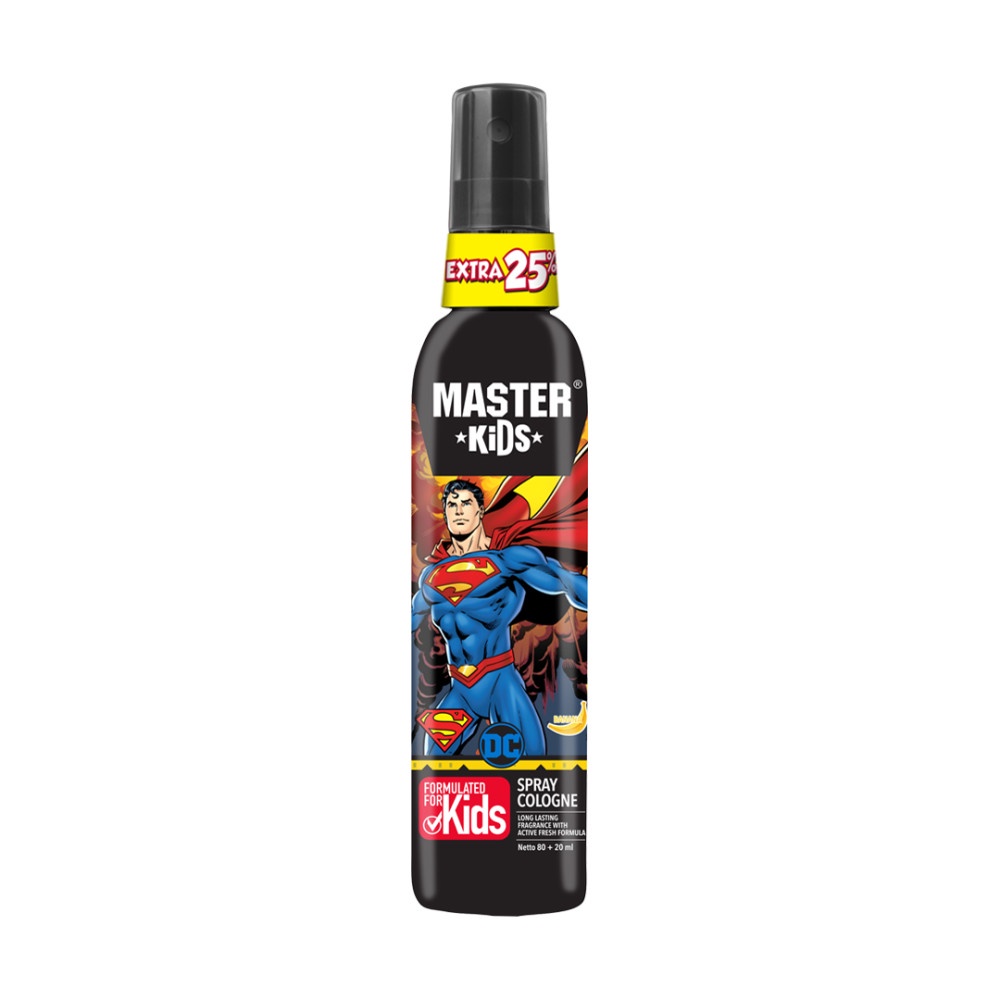Parfum Anak MASTER KIDS Spray Cologne Superhero 80 ml plus 20 ml / 100 ...