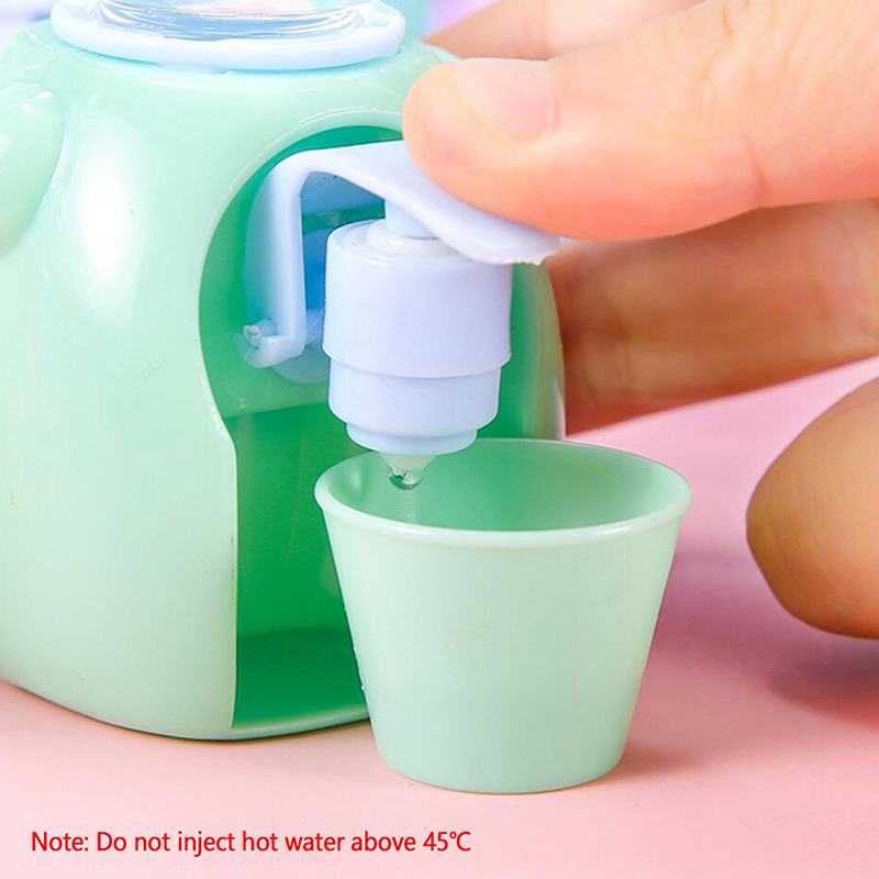 1 Set Cute Cartoon Mini Children Water Dispenser Toy Pretend Play ...