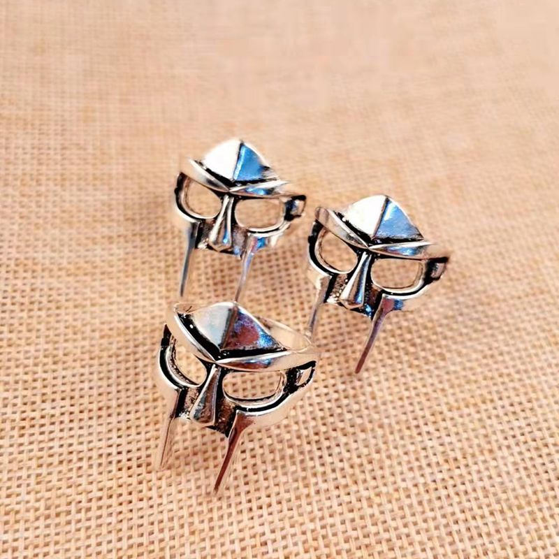 Pharaoh Mask Men and Women's Ring Superman Iron Man Stainless Titanium ...