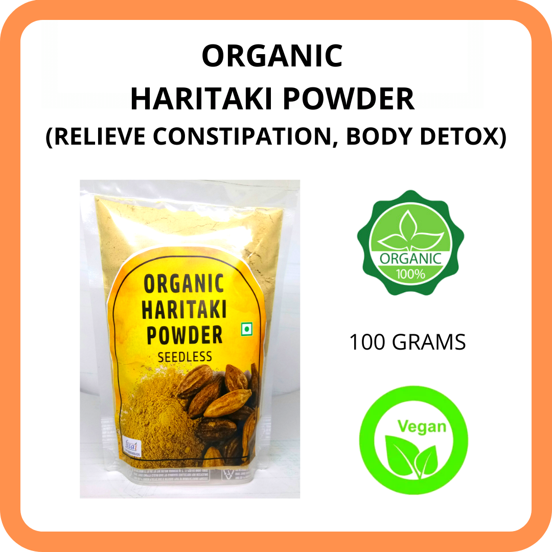 100% PURE ORGANIC NATURAL HARITAKI KADUKKAI POWDER 100 GMS (Boost ...