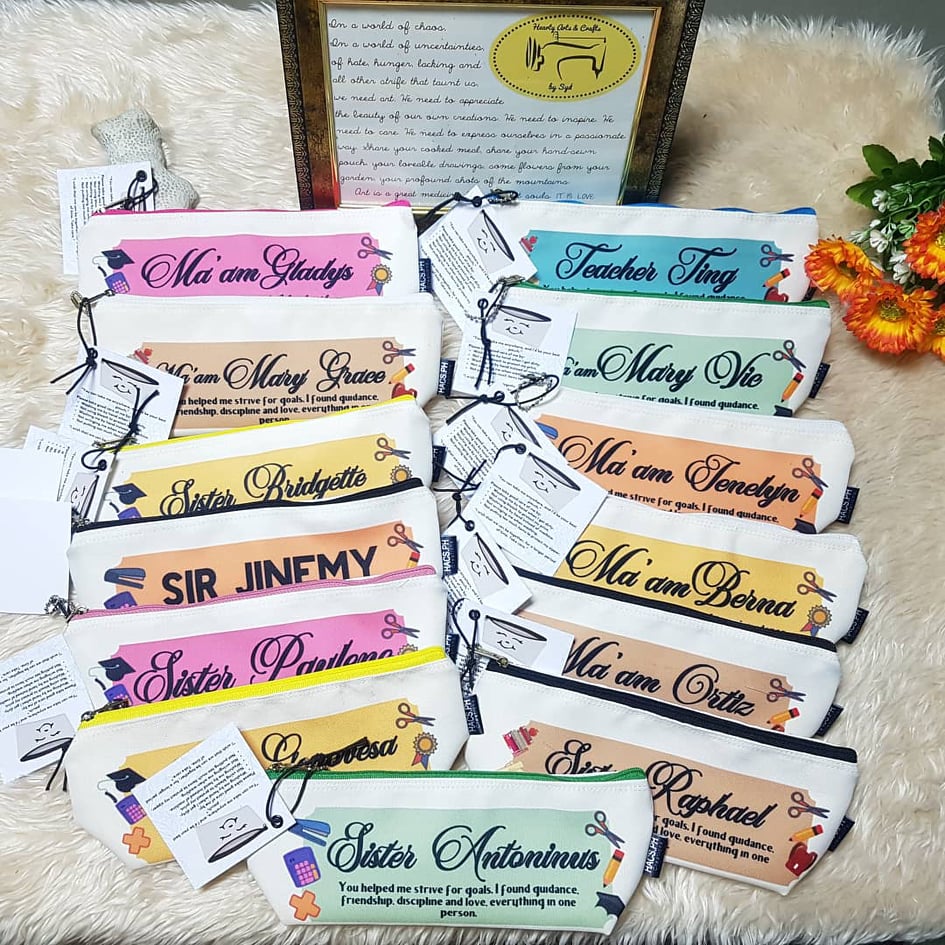 Token for Teachers Personalized Pencil Case or Organizer Pouch HACS.PH ...