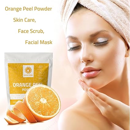 Orange Peel Powder For Skin Care, Face Scrub, Facial Mask, 100% Pure ...