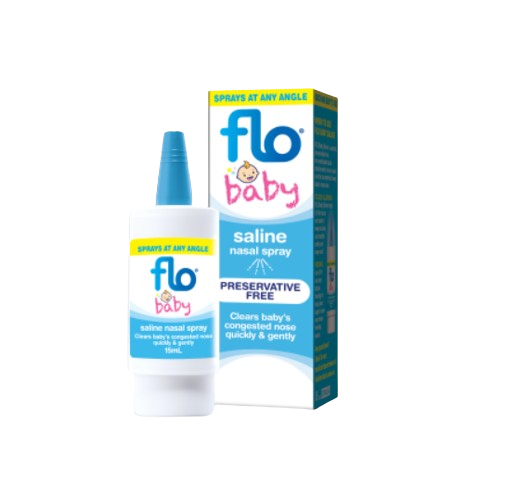 FLO Baby Nasal Spray - Saline (with minerals) Nasal Spray for newborns ...