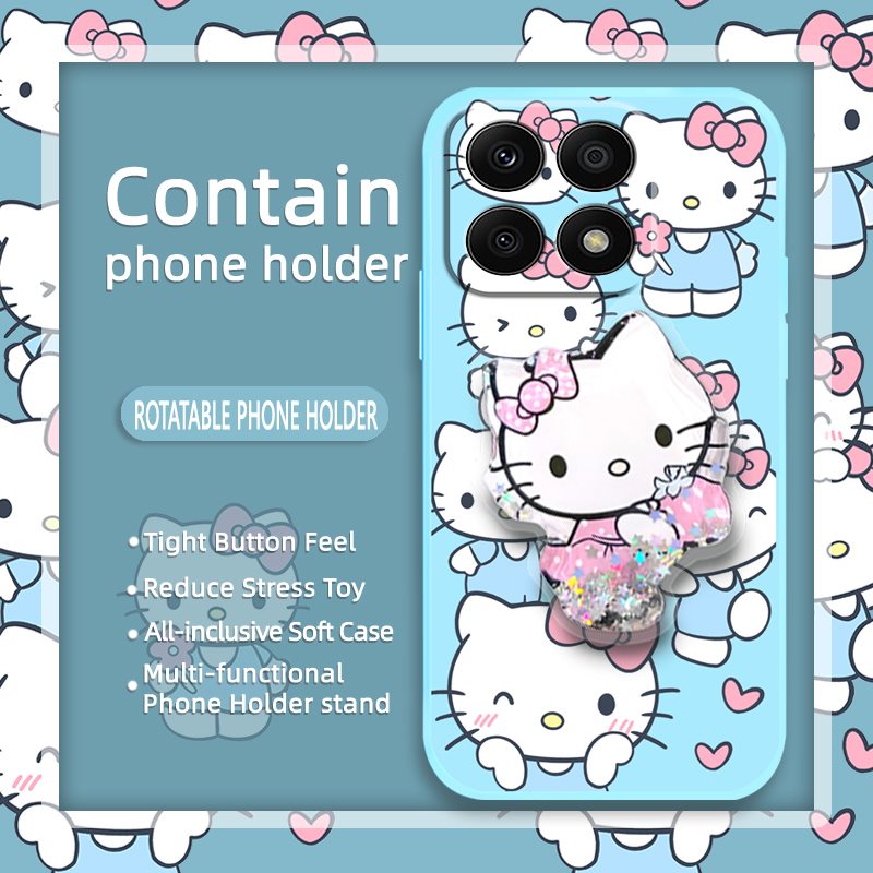 cute Phone lens protection Phone Case For Honor X8a Waterproof Cartoon ...
