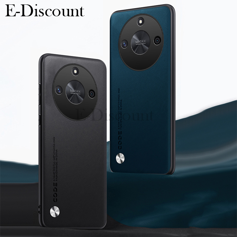 New Phone case Honor X9C Smart Back cover Ultra-Thin Matte Soft Leather ...