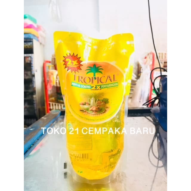 Tropical Minyak Goreng Refill 500ml | Oil Tropical Pouch Promo 500ml ...