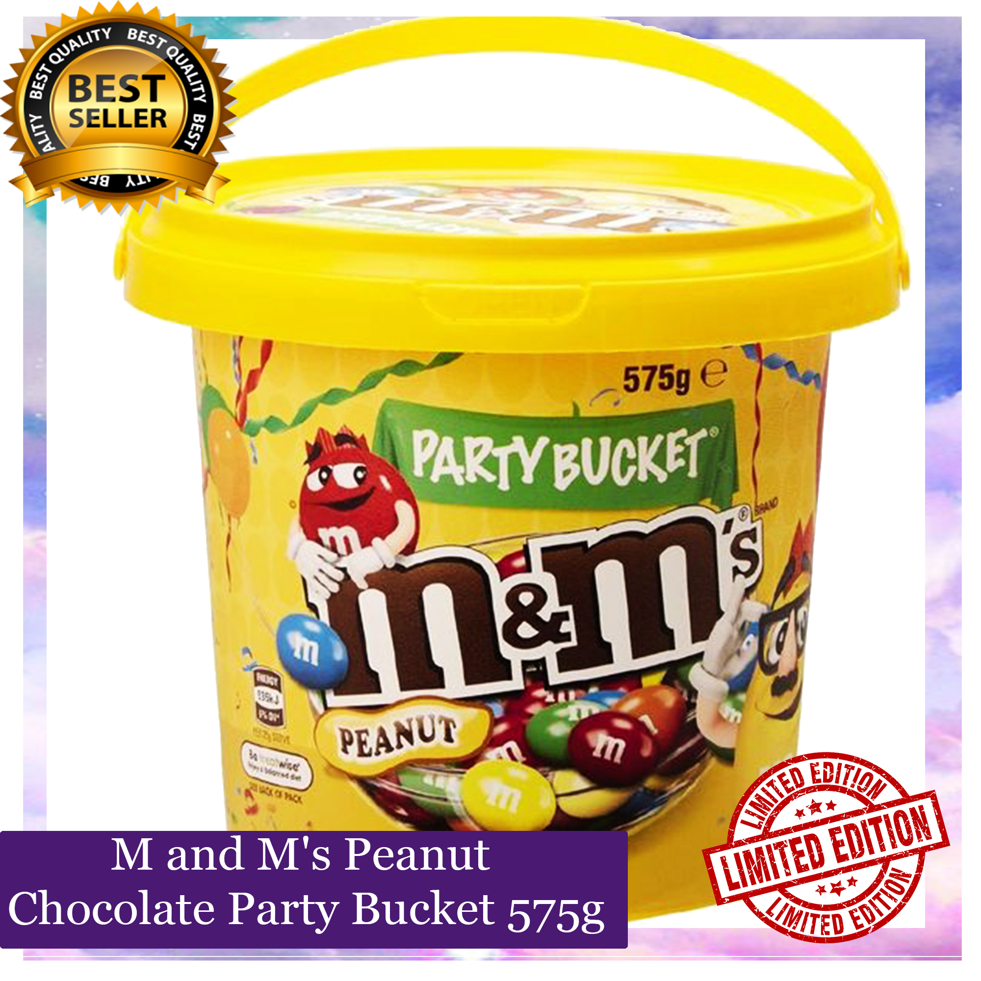 M&M's Peanut Chocolate Party Bucket 575g | Lazada PH