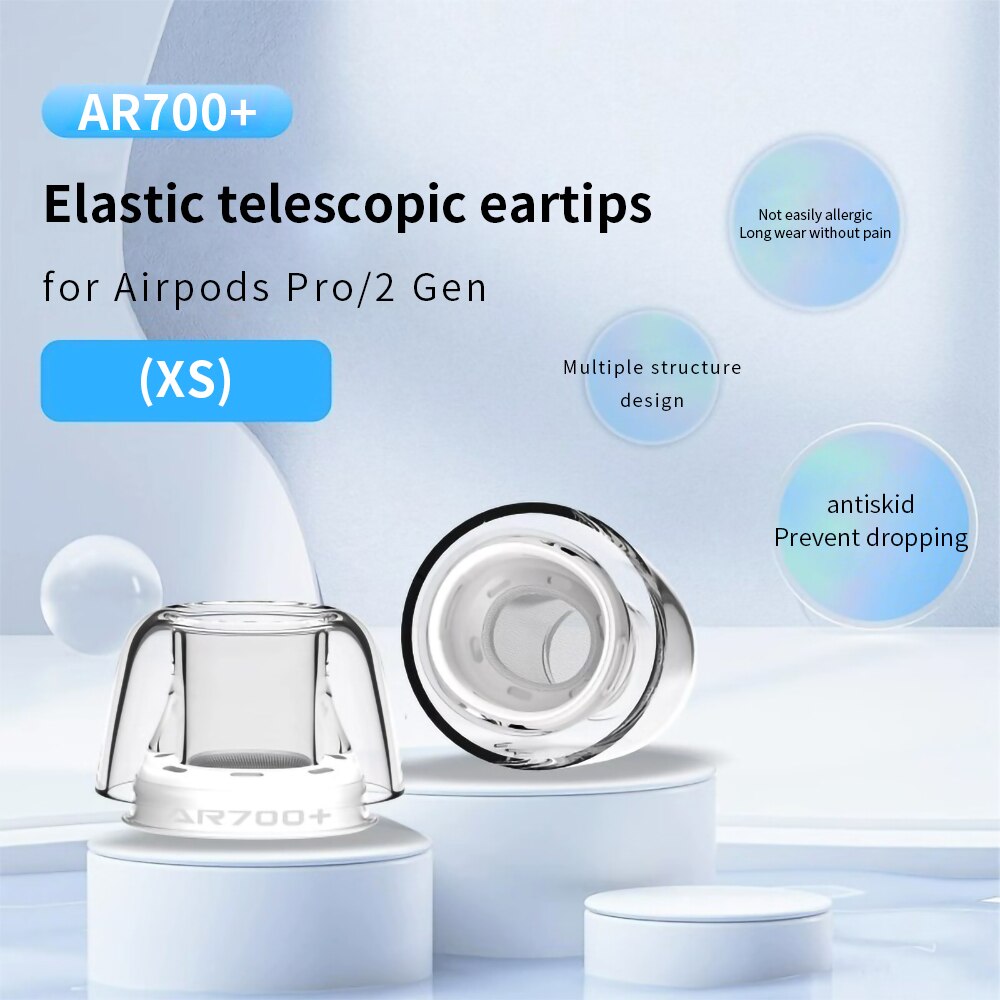 Latex Ear Tips For Airpods Pro 2 Eartips TWS Earbuds Tips 2Nd Generation Anti-Slip Avoid Falling ...