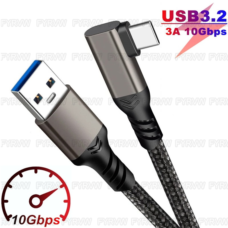USB3.1 Gen2 10Gbps Cable USB A to USB C Cable 3A 60W QC3.0 Fast ...