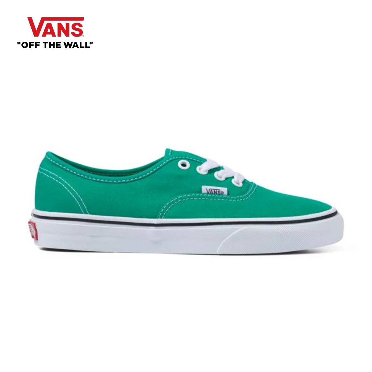VANS Authentic - pepper green/true white รองเท้า ผ้าใบ VANS ชาย หญิง ...