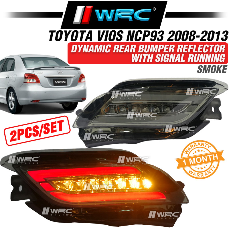 Toyota Vios NCP93 2008 - 2013 Dynamic Rear Bumper Reflector With Signal ...