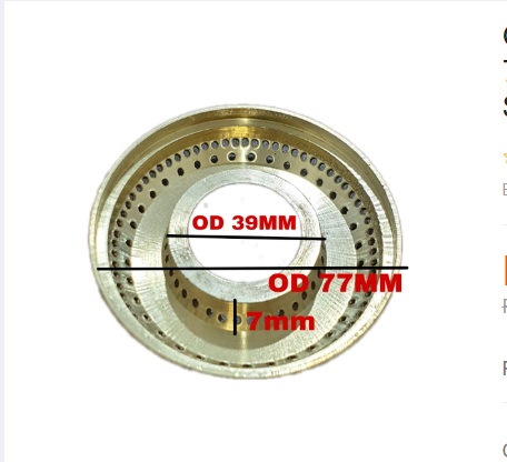 Gas Cooker Stove Gulla Cut Medium Burner Cap (OD 77mm) | Daraz.lk