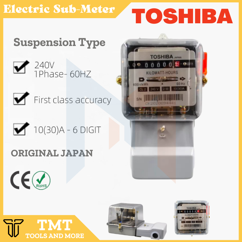 Toshiba Electric Submeter Watt Hour Meter ED-222 ( 30Amp ) Magnetic ...