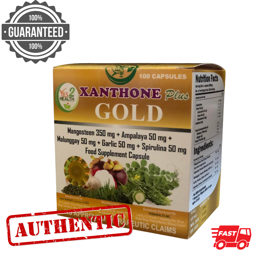 Authentic Xanthone Plus Gold 100 capsules | Lazada PH