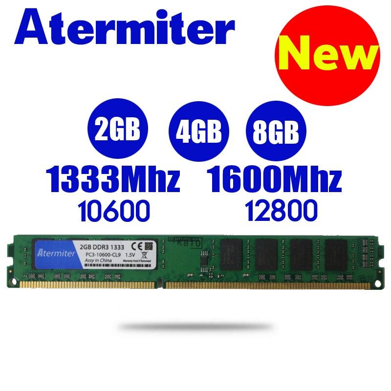 New 8GB DDR3 PC3 1600Mhz 1866Mhz 133Hz RAM Desktop PC DIMM Memory RAM 240 pins For intel amd 4GB ...