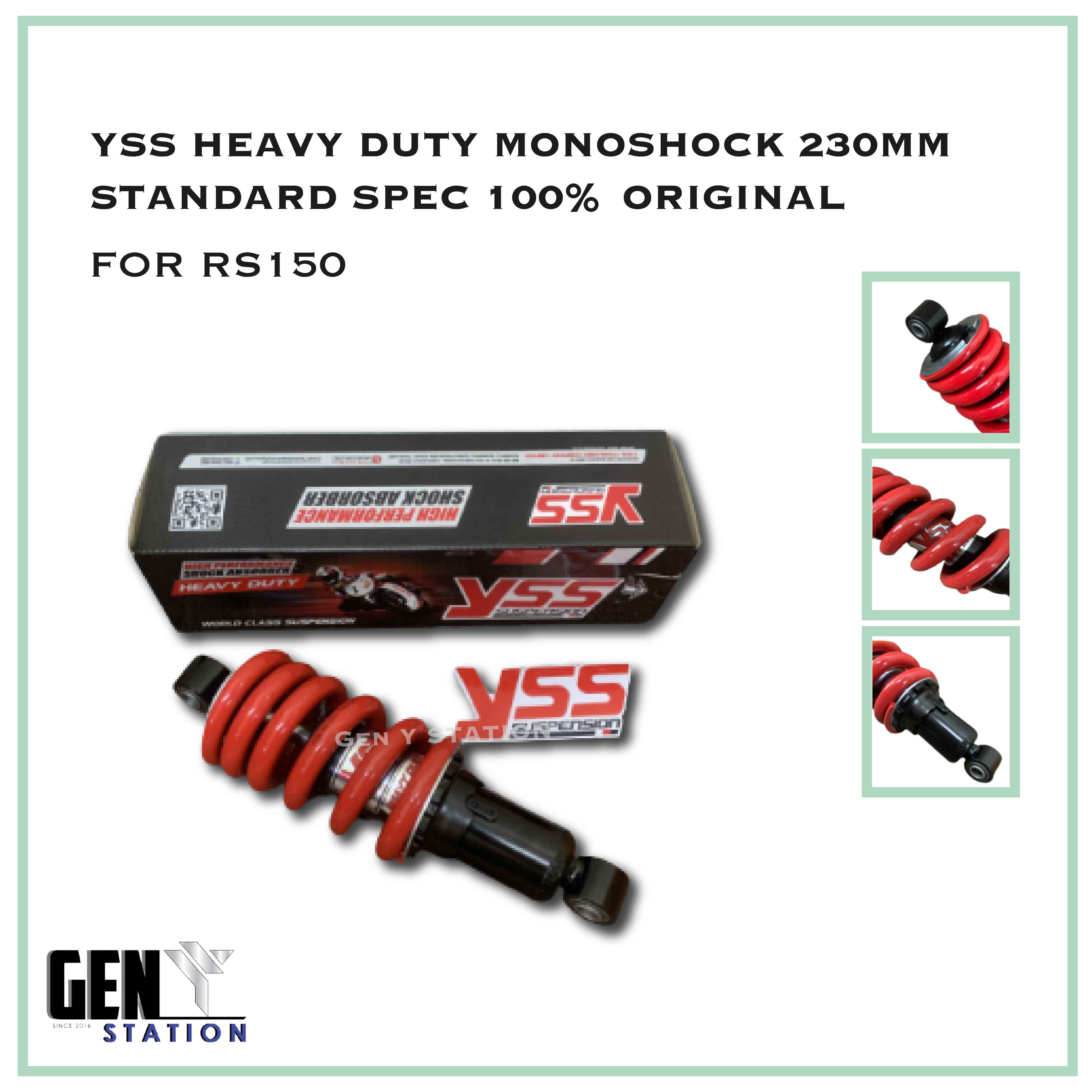 YSS HEAVY DUTY MONOSHOCK 230MM STANDARD SPEC 100% ORIGINAL FOR RS150 | Lazada
