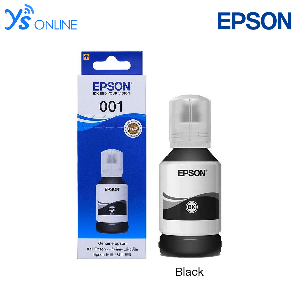[Original] Epson (001 ink bottle) : Black / Cyan / Magenta / Yellow ...