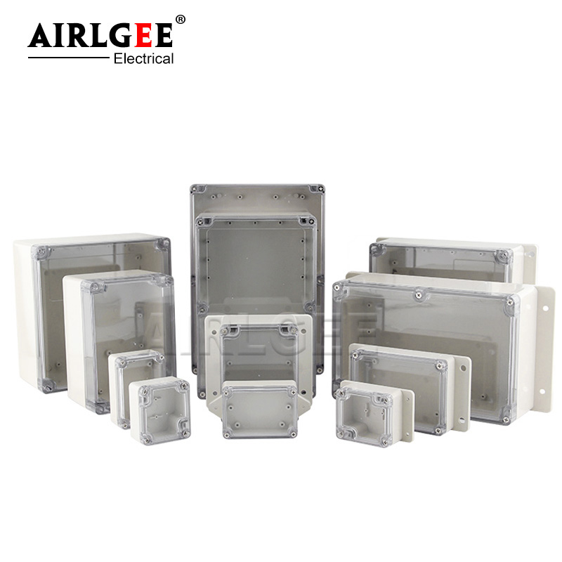 Clear Waterproof Junction Box Plastic Enclosure Box Project Instrument ...