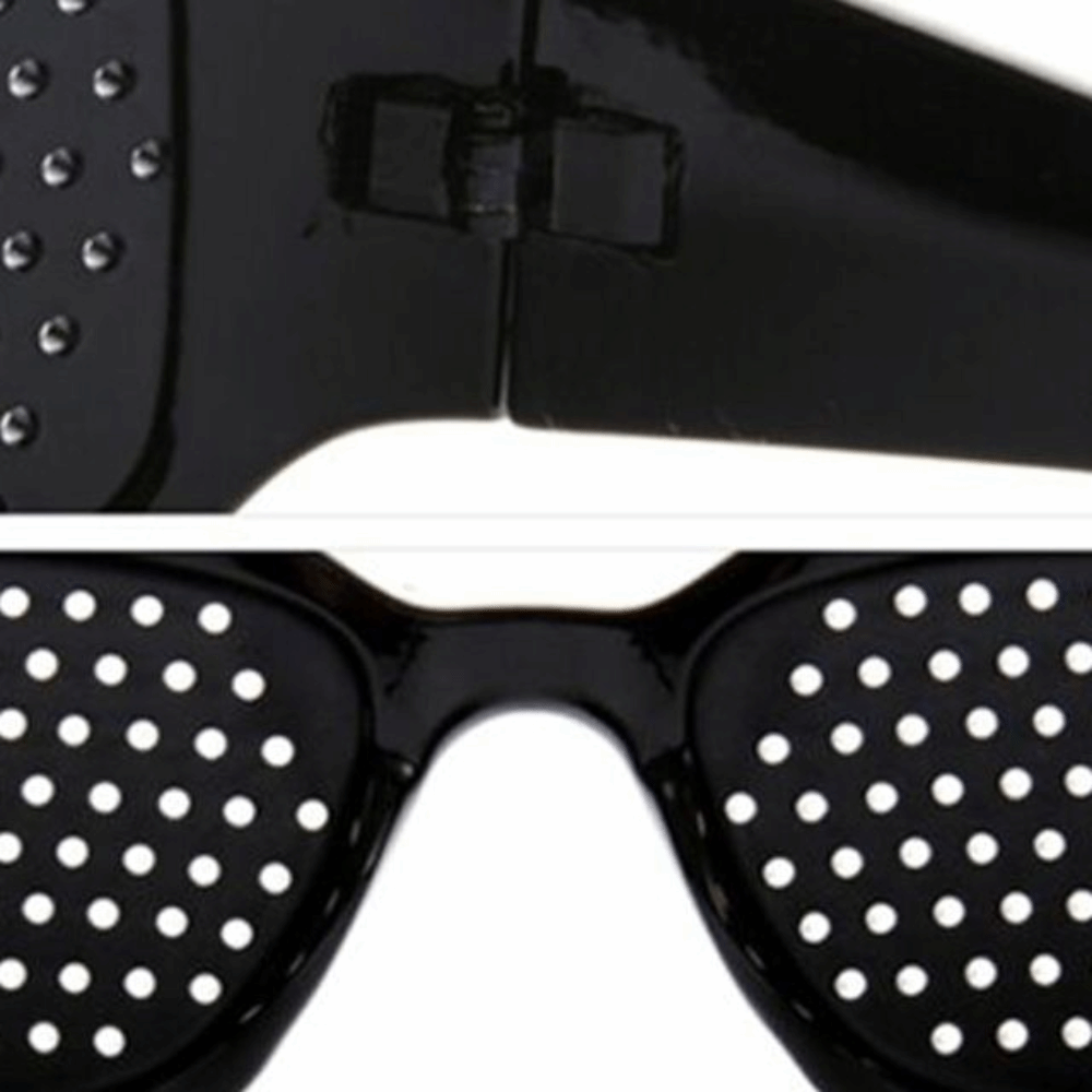 Unisex Pin Hole Sunglasses Natural Pinhole Glasses Eyesight Improve Eye ...