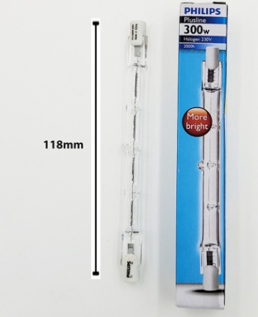 *Authentic Shipped from Singapore* Philips Plusline Halogen Tube 230V ...