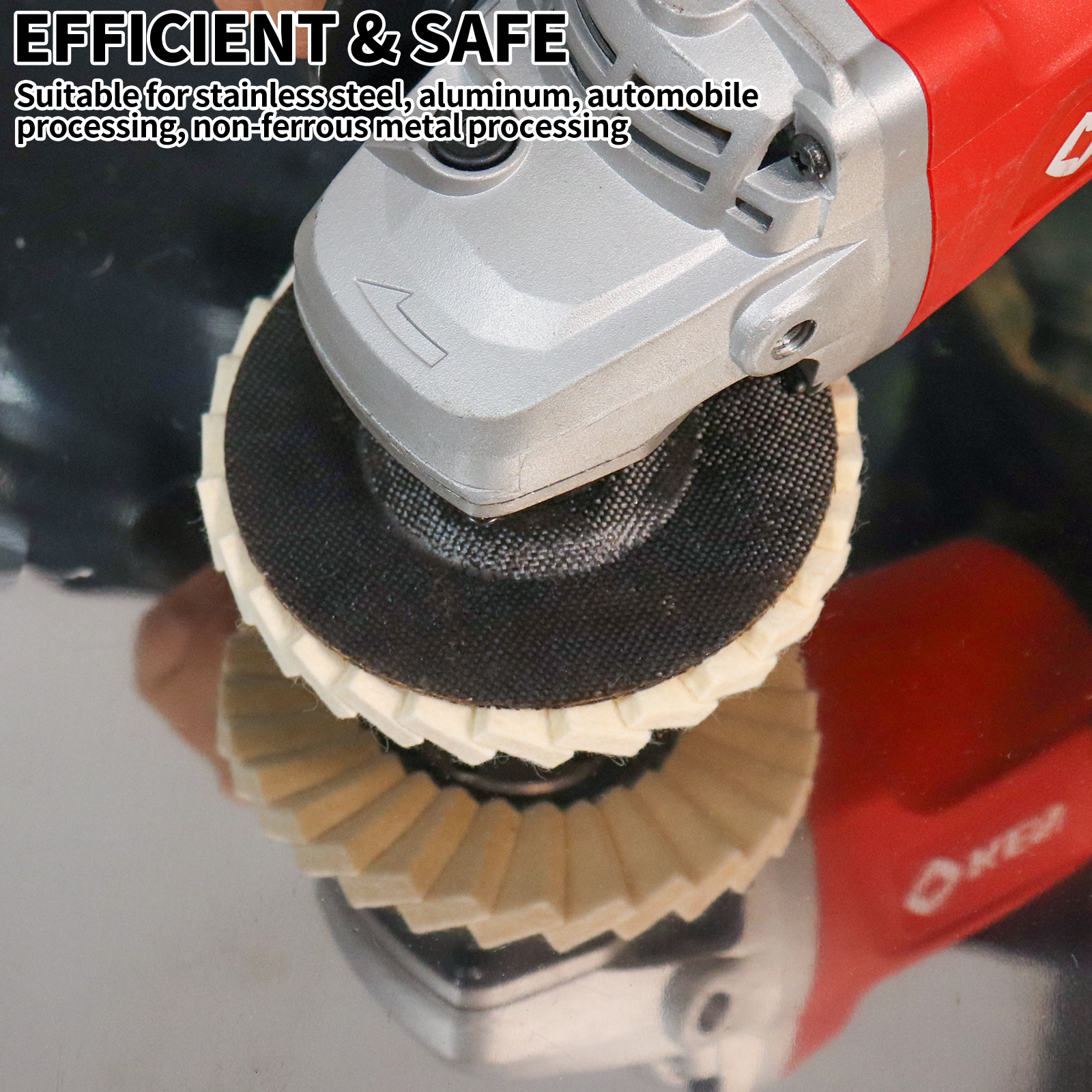 SI FANG 1PC Wool Polishing Wheel Buffing Pad 115/125mm for Angle ...