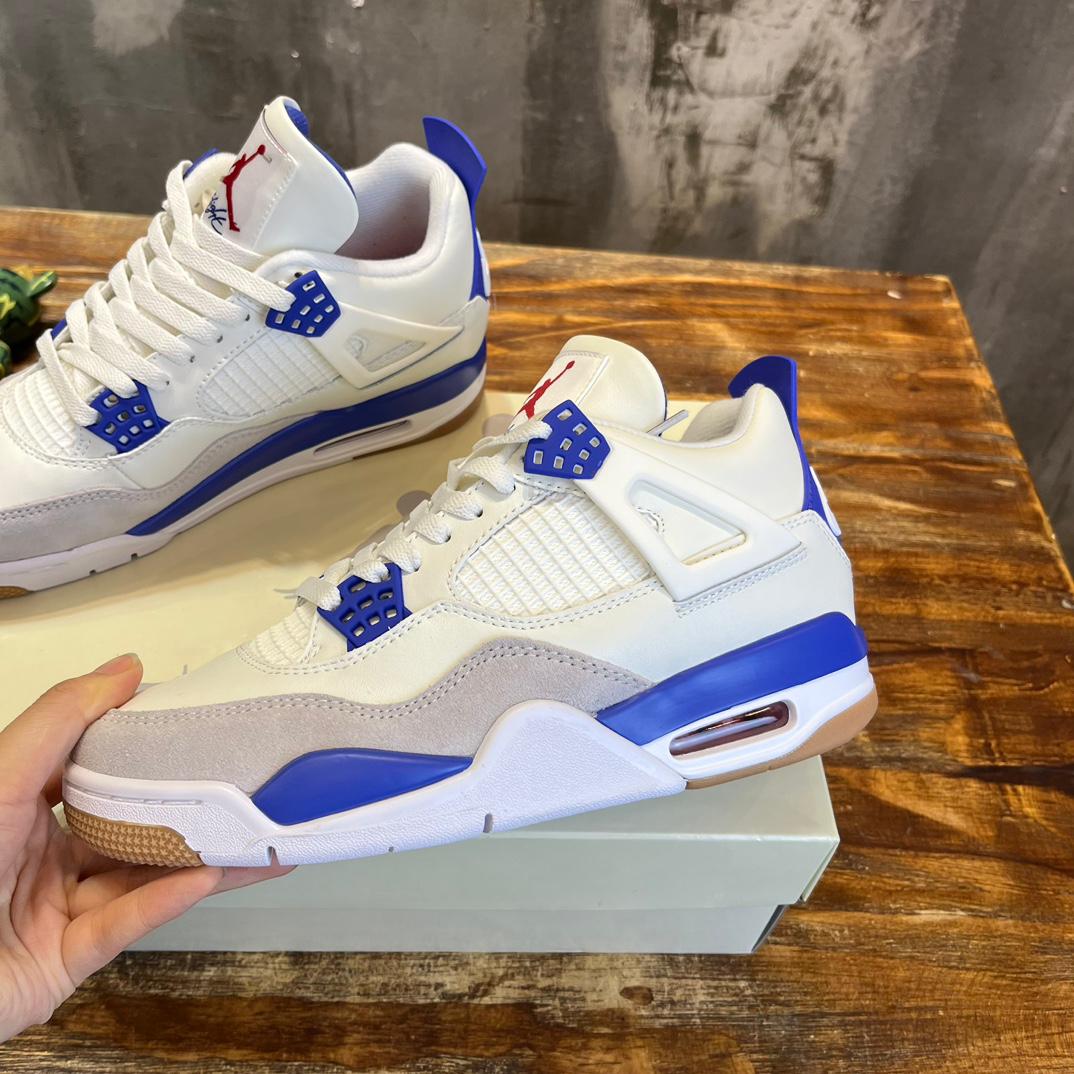 The WhiteBlue SB J4 Master Copy Basketball Sneaker For Men | Daraz.com.np