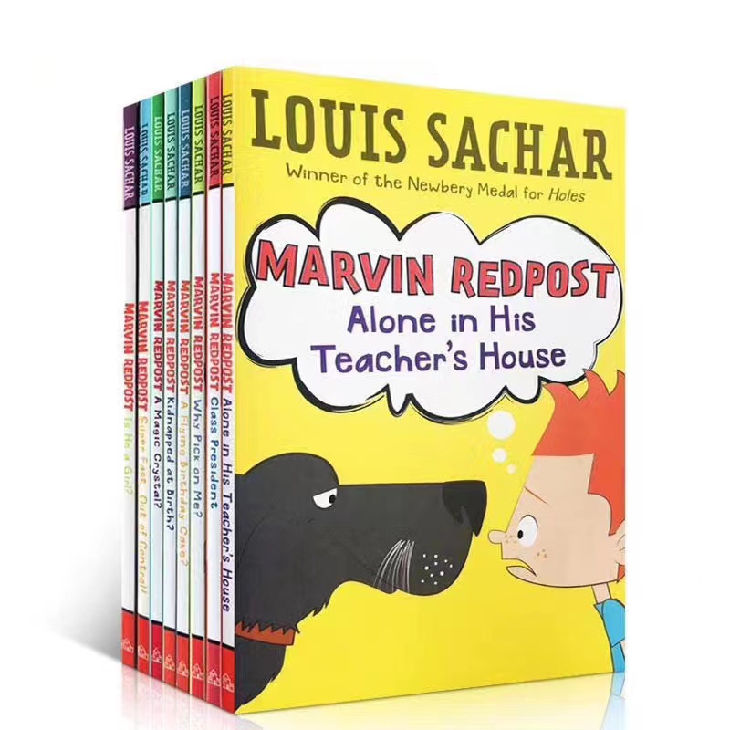 Marvin Redpost 8 Books set by Louis Sachar English book for children 5 ...