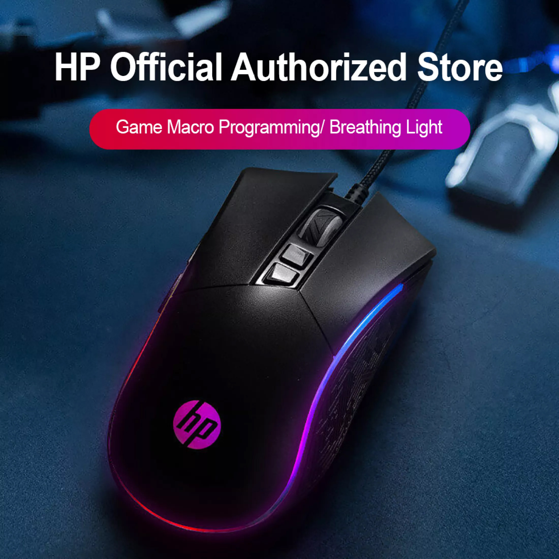 HP GAMING M220????เมาส์เกมมิ่ง 7 ปุ่ม USB Optical โหมดไฟ RGB เปิด-ปิด ...