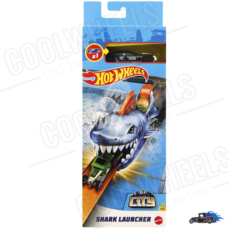 Hot Wheels City Shark Launcher Playset | Lazada