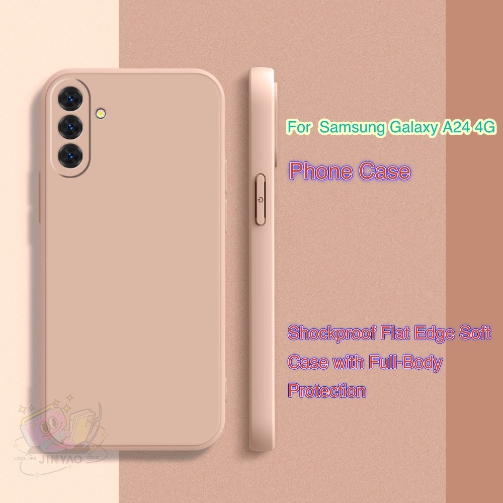 【Upmarket】For Samsung Galaxy A24 4G Phone case Minimalist Stylish Black ...