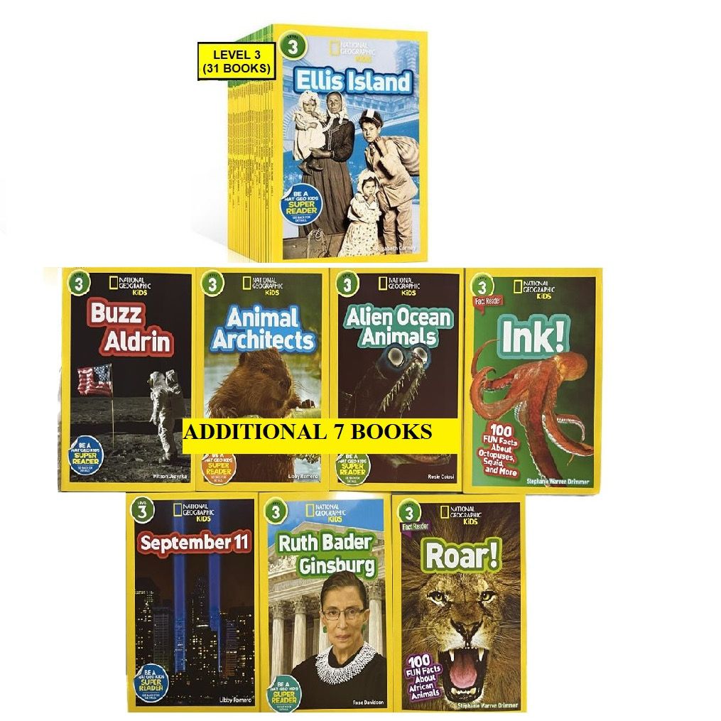 [SG STOCKS] National Geographic Kids (LATEST) Level 1, Level 2, Level 3 ...