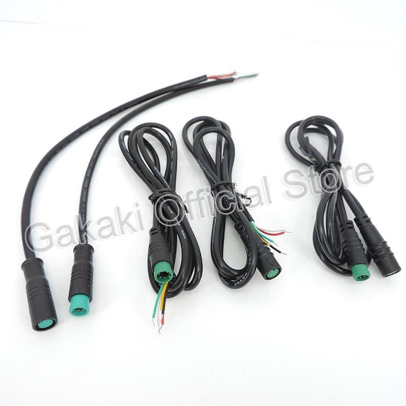 5pin M8 Electric E-bike waterproof plug connector Scooter brake cable ...