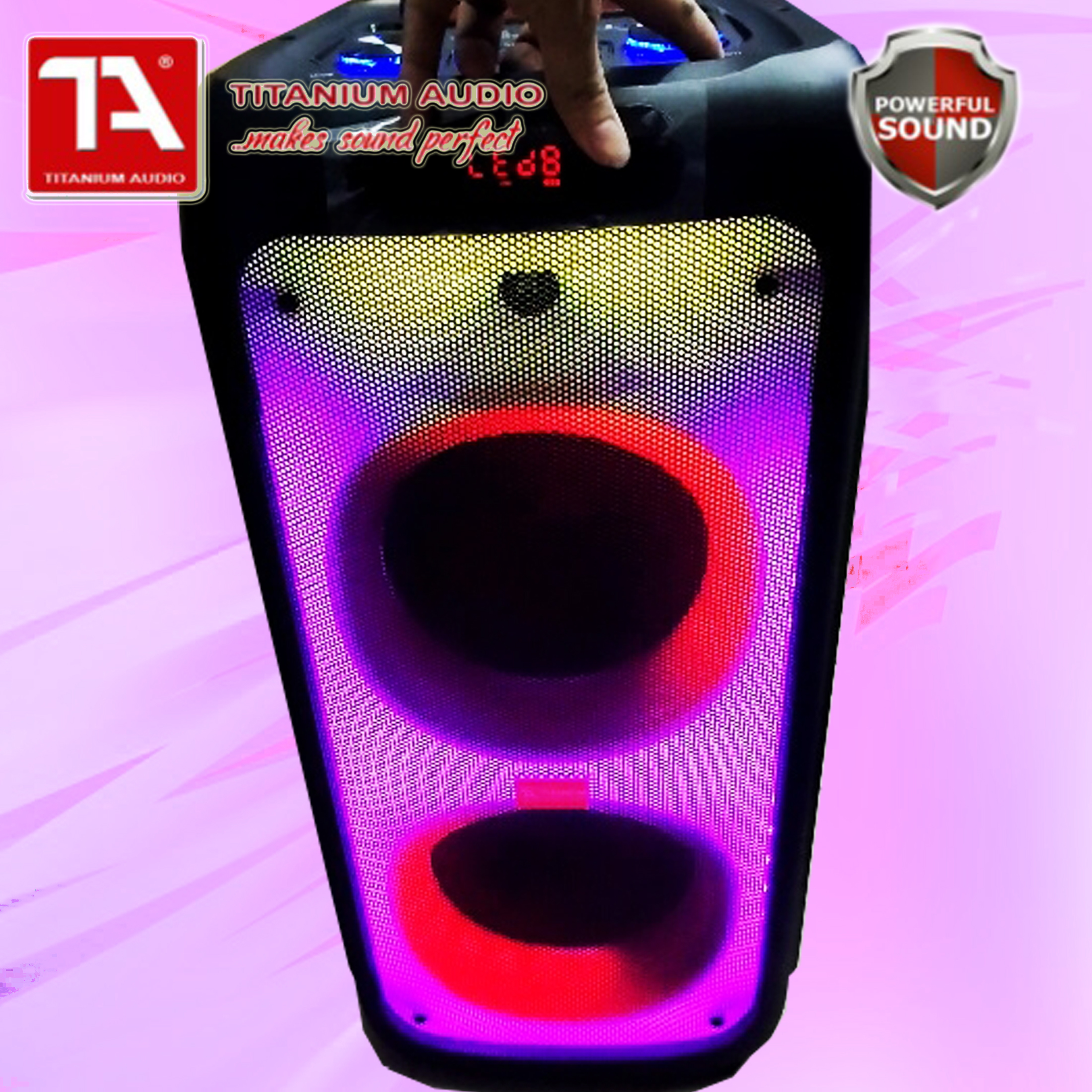 Titanium Audio TA 808 Music Box / Portable Speaker / 5000w / Subwoofer ...