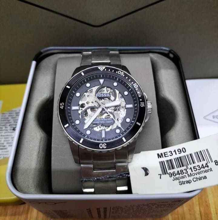Authentic FOSSIL ME3190 Fully Automatic Multi-Functional Chrono-Working ...