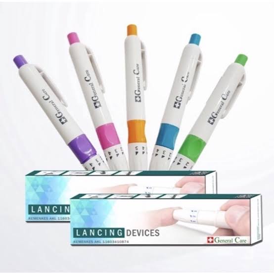 LANCING DEVICE/AUTOCLICK/PEN LANCET GENERAL CARE #AMG | Lazada Indonesia