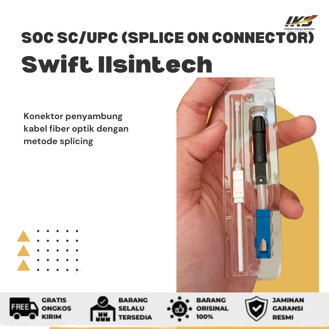 SOC (Splice on Connector) Swift Ilsintech SC/UPC Sambungan Kabel Fiber ...