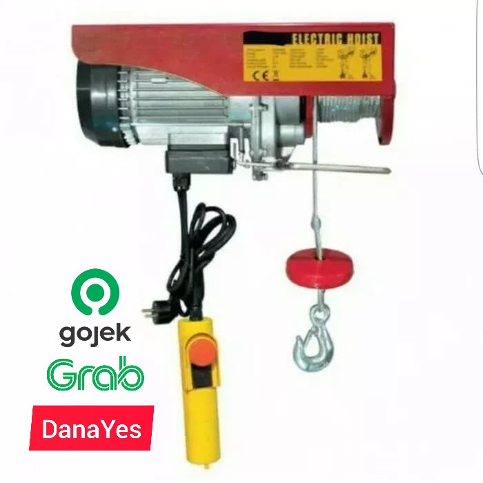 Katrol Derek Electric Wire Rope Hoist ASANO AEH 0620 600kg seling 20 ...