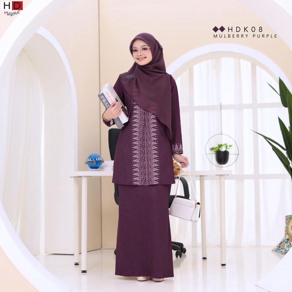 Kurung Glam 01 Moscrepe by Humaira Design | Raya 2024 | Cutting Flare A ...