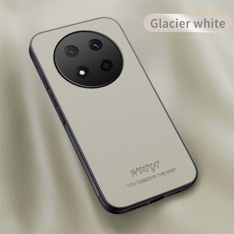 lthmy for Honor X9c 5G Phone Case Luxury Leather Back Cover Matte Soft ...